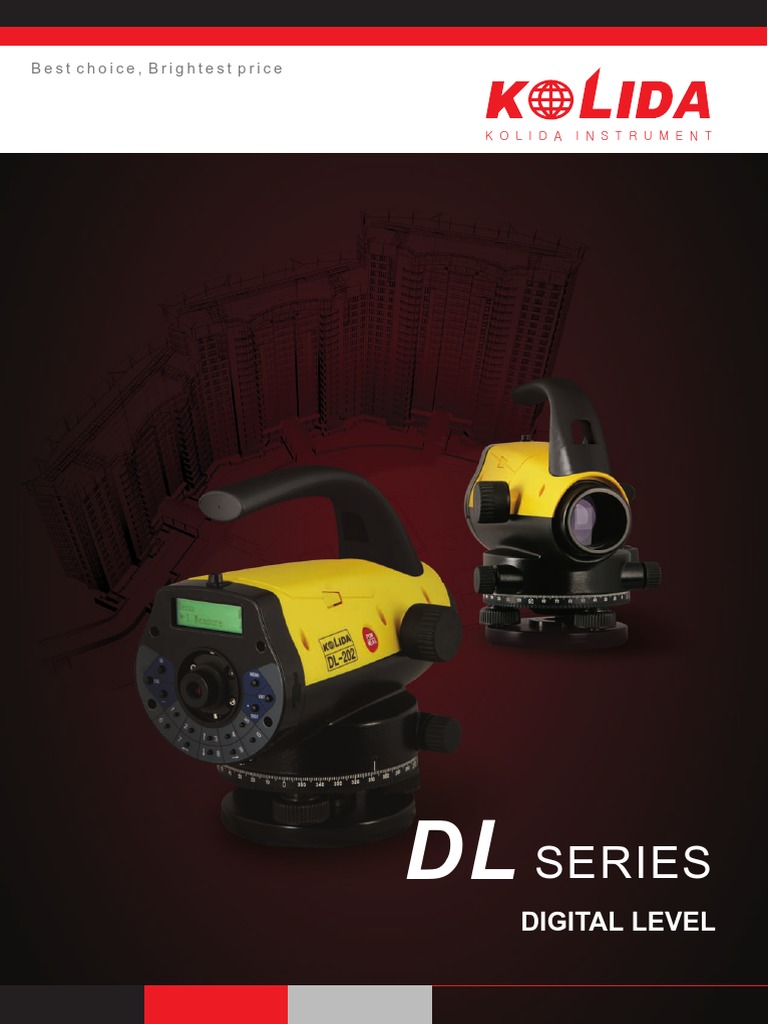 Digital Level DL Series | PDF | Computer Hardware | Equipment