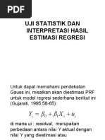 Koefisien Determinasi R Square Dalam Analisis Regresi Linear | PDF
