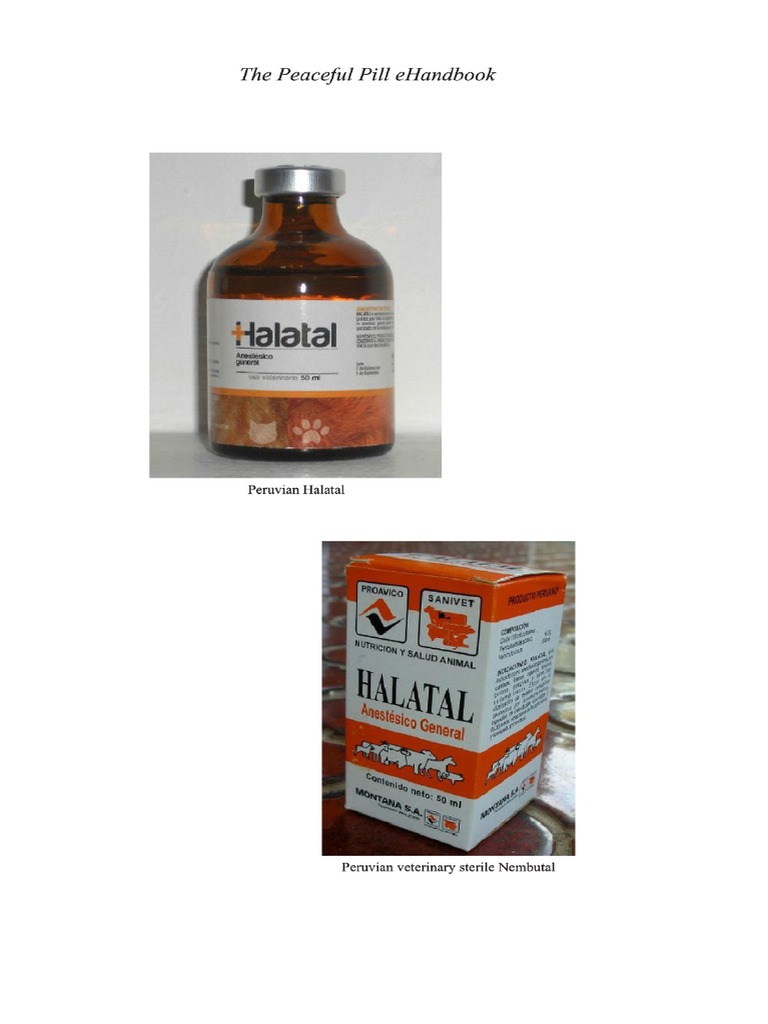 The Peaceful Pill Ehandbook: Pemvian Halatal | PDF