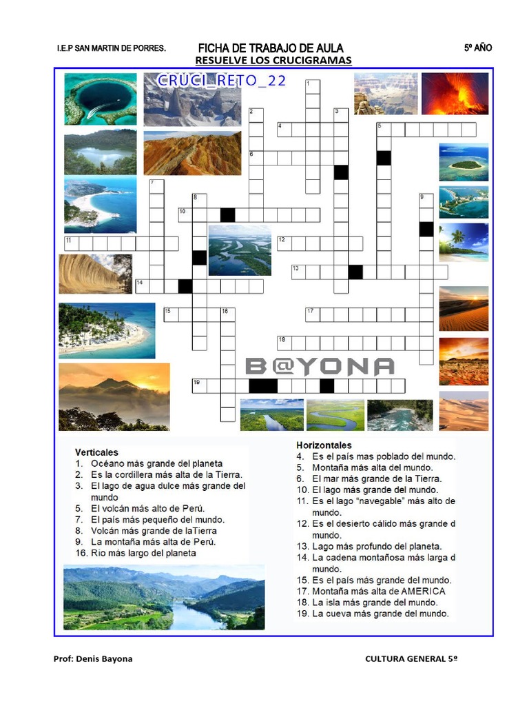 Guia Accidentes Geograficos | PDF