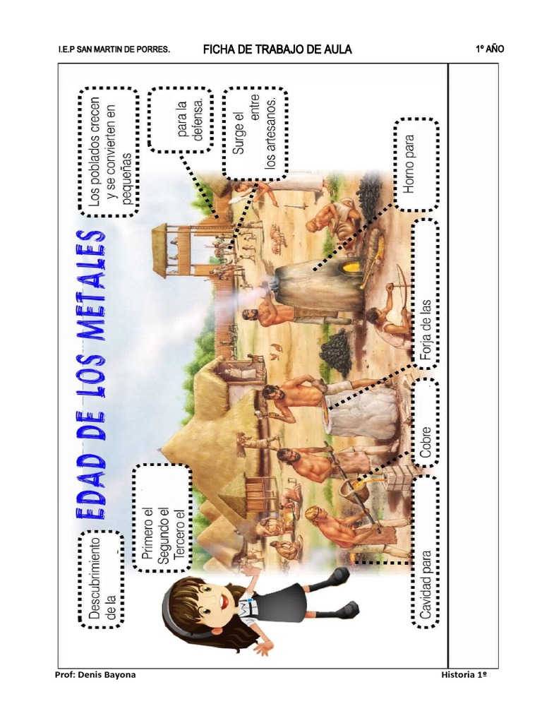 Guia Edad Metales Actividades 2018 | PDF | Arado | Bronce