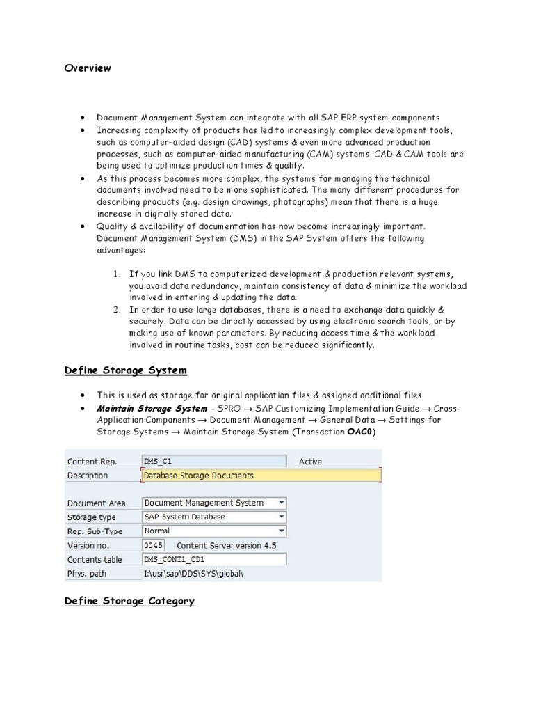 Maintain Storage System - SPRO SAP Customizing Implementation Guide Cross | PDF | Computer Data ...
