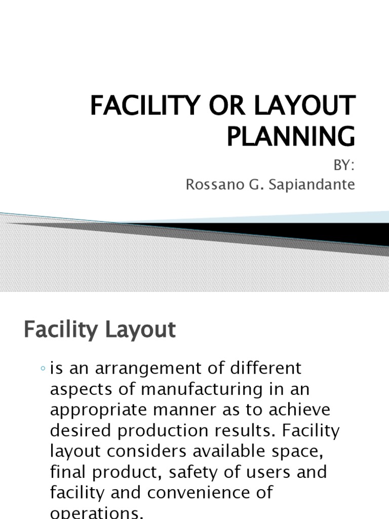Facility or Layout Planning | PDF | Mathematical Optimization | Safety