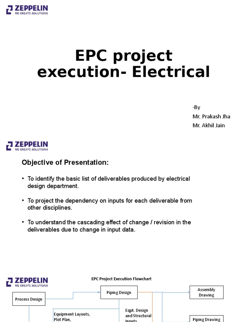 EPC Project Execution-Electrical: - by Mr. Prakash Jha Mr. Akhil Jain ...