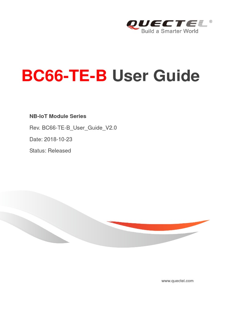Quectel BC66-TE-B User Guide V2.0 | PDF | Wireless | Cellular Network