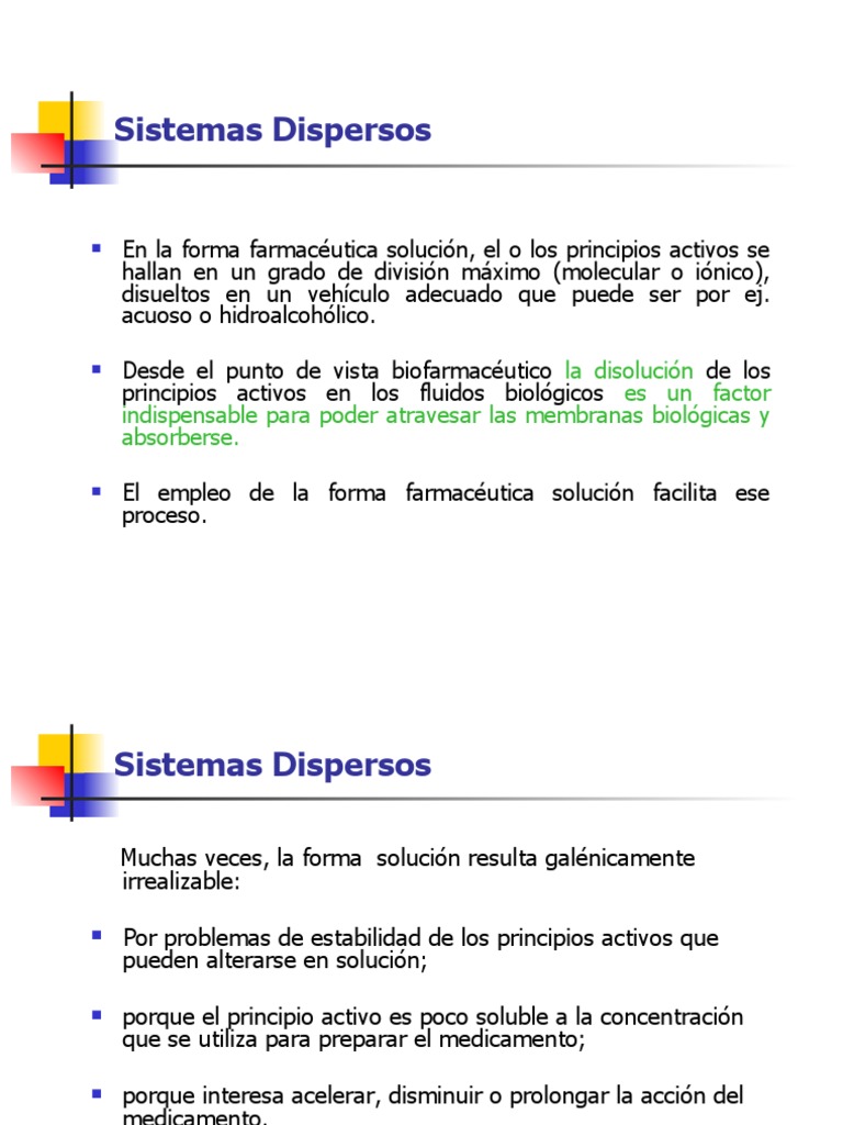 Sistemas Dispersos | PDF | Coloide | Tensioactivo