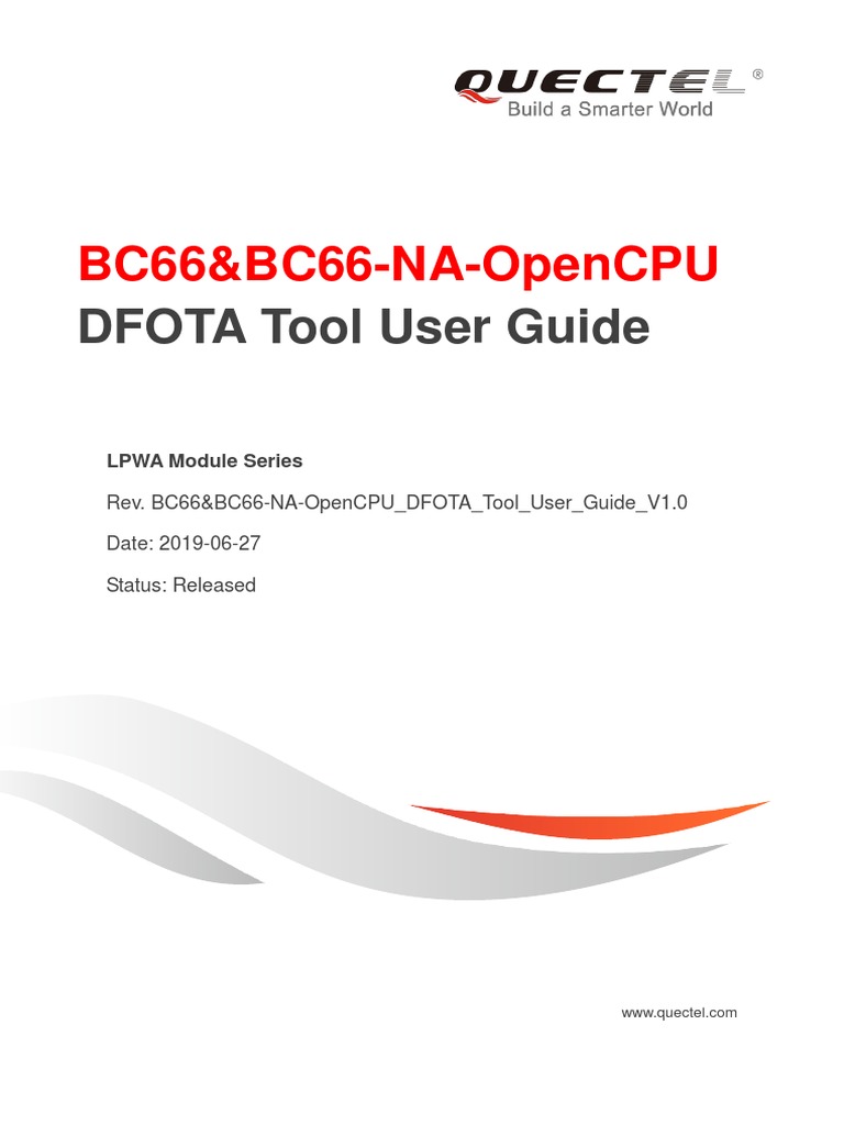 Bc66&Bc66-Na-Opencpu: Dfota Tool User Guide | PDF | Mobile App | Hypertext Transfer Protocol