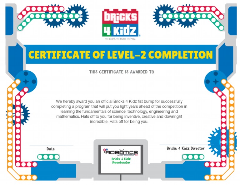 Certificate of Level-2 Completion: This Certificate Is Awarded To | PDF