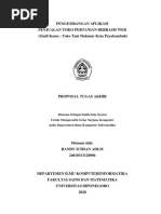 Proposal Gemastik | PDF