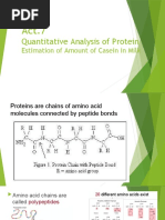 Experiment 7 - Isolation of Casein and Lactose From Milk | PDF | Milk ...