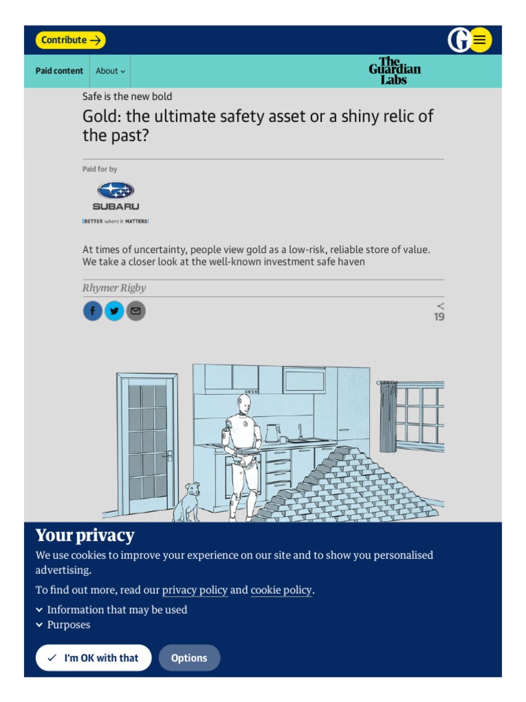 Gold: The Ultimate Safety Asset or A Shiny Relic of The Past? | PDF ...