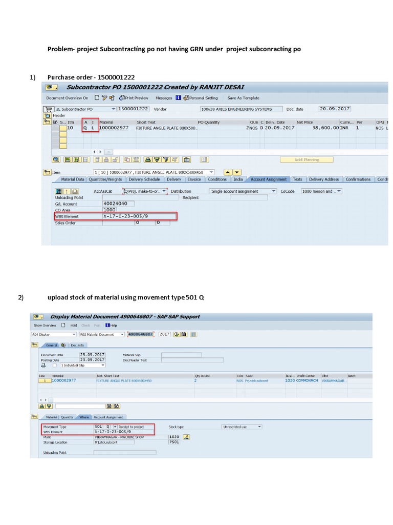 Project Po Issue | PDF