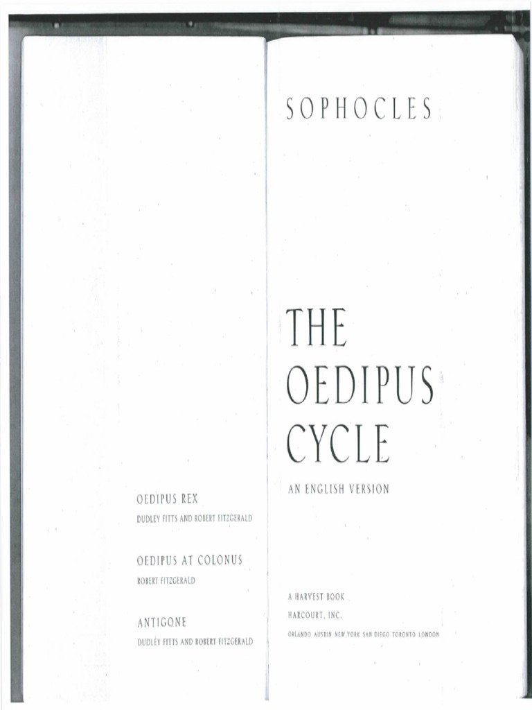 OEDIPUS REX Full Text | PDF