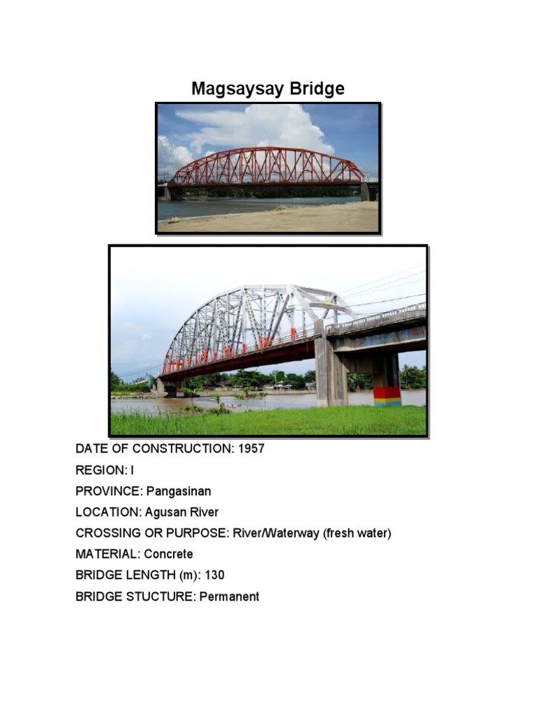 Magsaysay Bridge | PDF