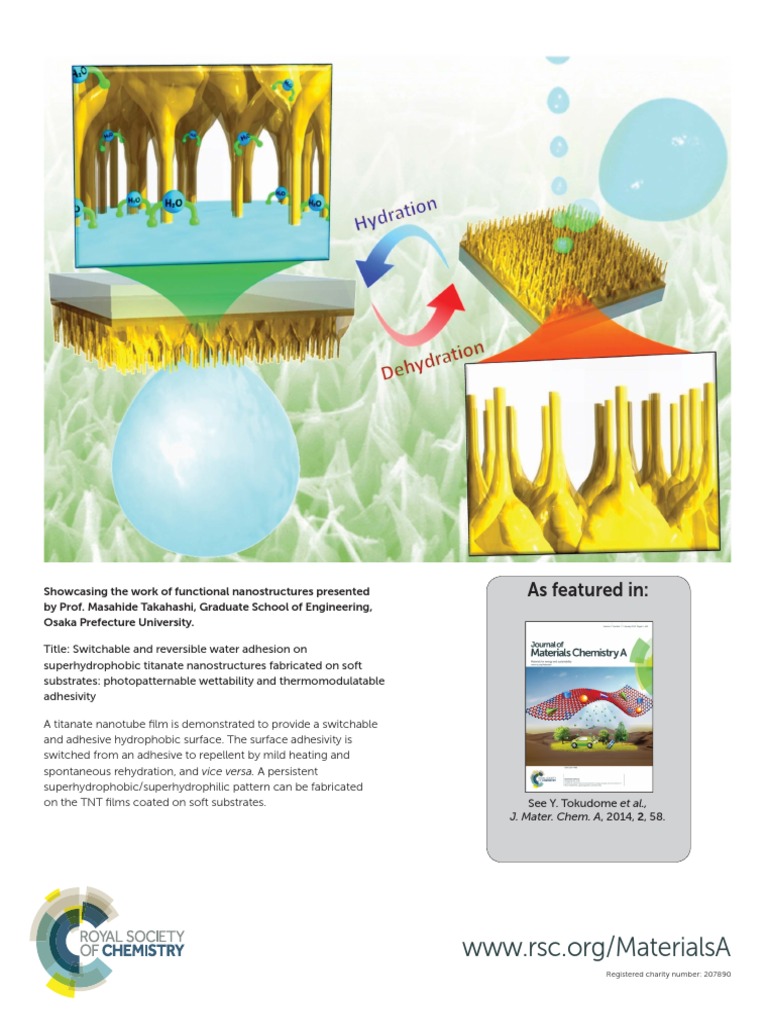 As Featured in | PDF | Wetting | Hydrophobe