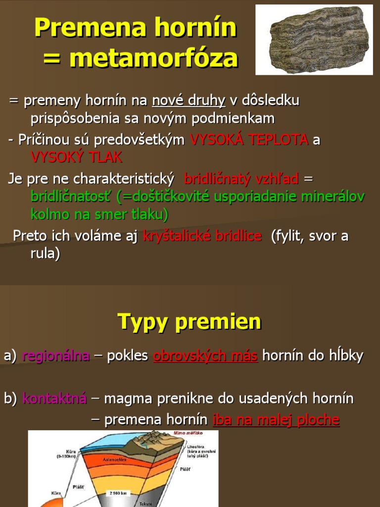 Premena Hornín+ Premenené Horniny | PDF