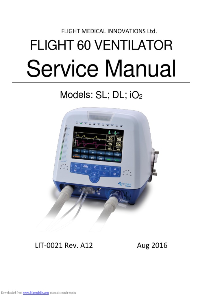 Flight 60 Ventilator: Service Manual | PDF | Electromagnetic ...