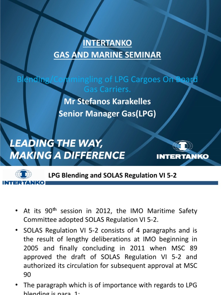 Blending Guidelines | PDF | Propane | Liquefied Petroleum Gas