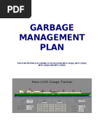 Garbage Management Plan: MFV "Model" | PDF | Waste Management | Ships