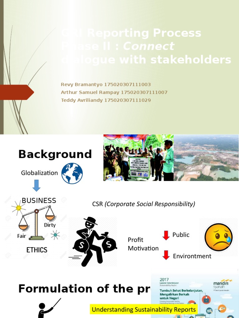 GRI Reporting Process Phase II | PDF | Business