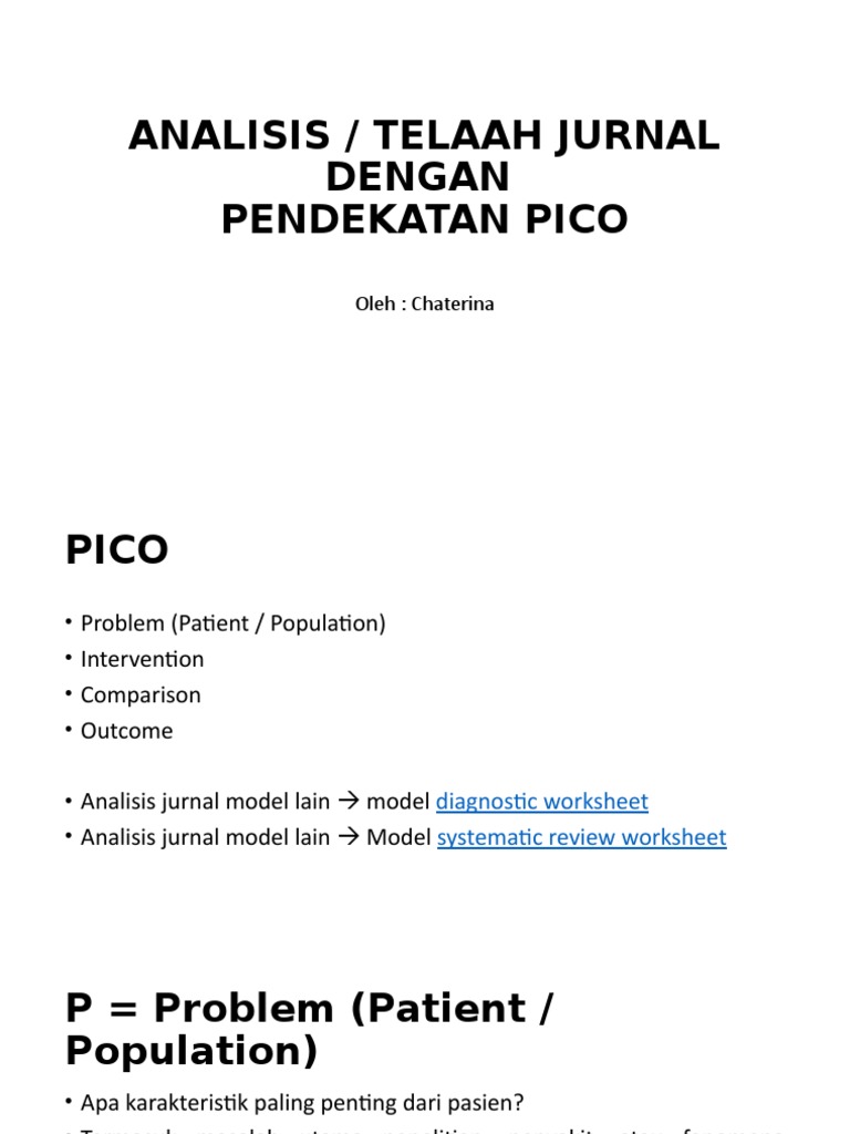 ANALISIS Pico | PDF