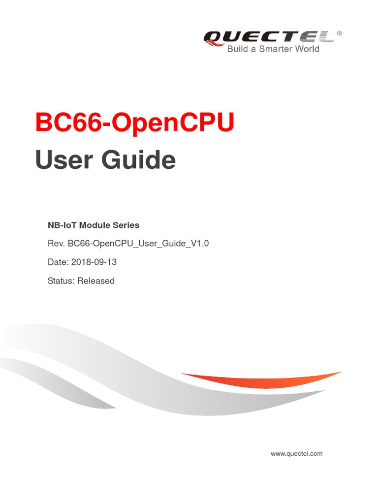 Quectel BC66-OpenCPU User Guide V1.0 | Download Free PDF | Application Programming Interface ...