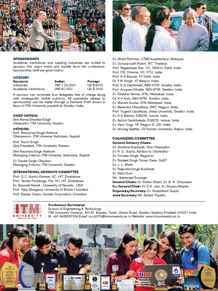 FINAL IEEE Brochure | PDF | Internet Of Things | Computer Network