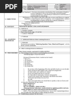 EDITED A Detailed Lesson Plan in English 4F 2 F | PDF | Learning | Mood ...