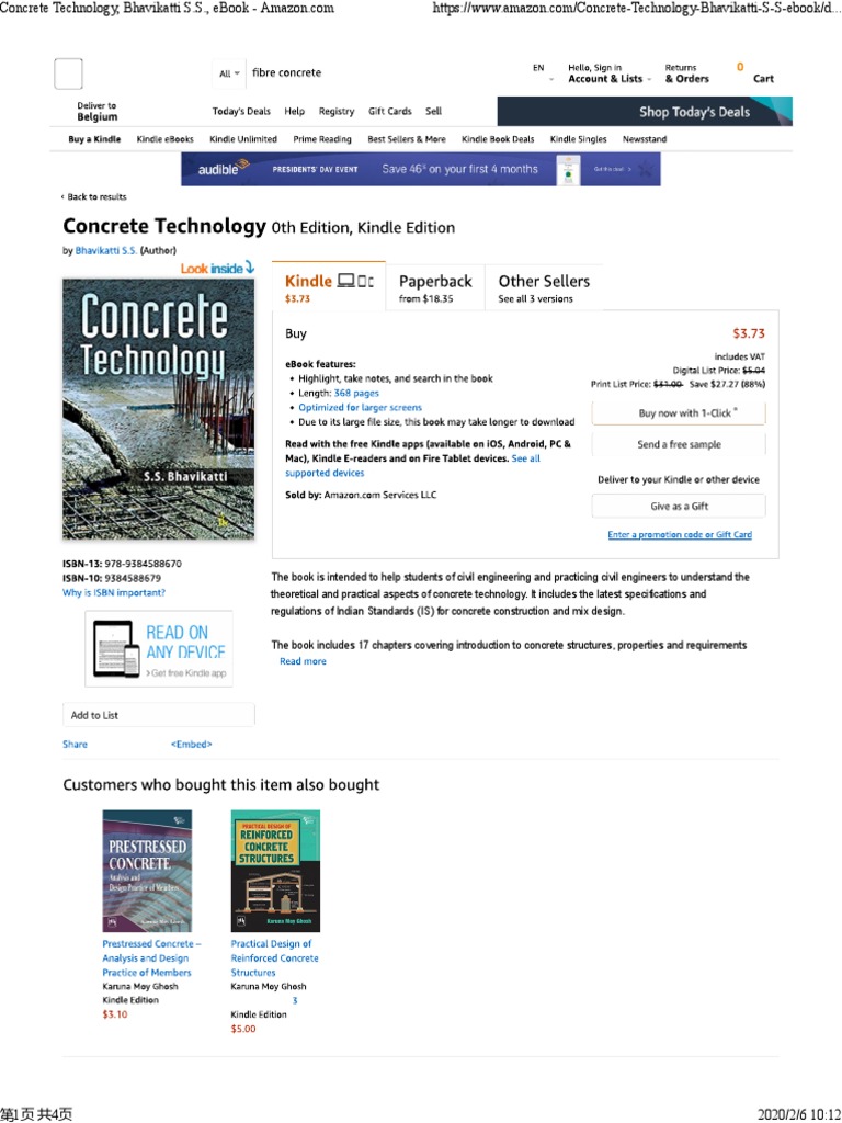 Concrete Technology - Ba | PDF | Written Communication | Publishing