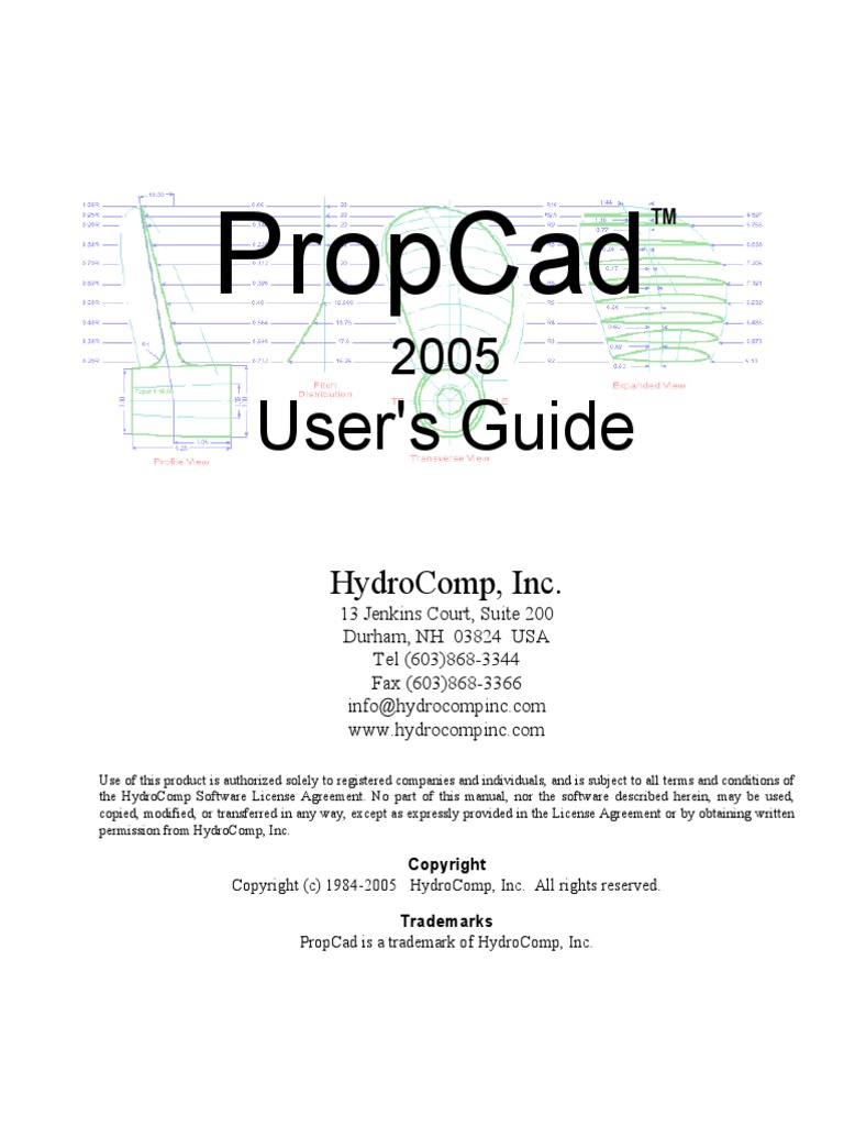 Propcad: User'S Guide | Download Free PDF | License | Computer Aided Design