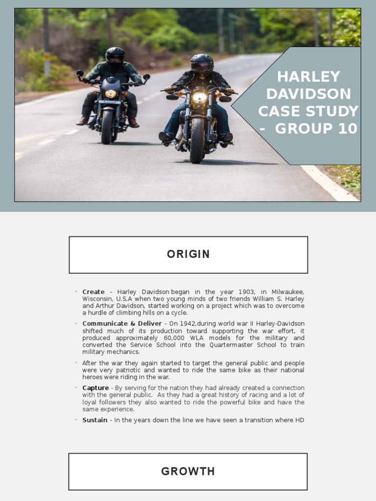 Harley Davidson - HBR Case Study | PDF | Harley Davidson | Motorcycle