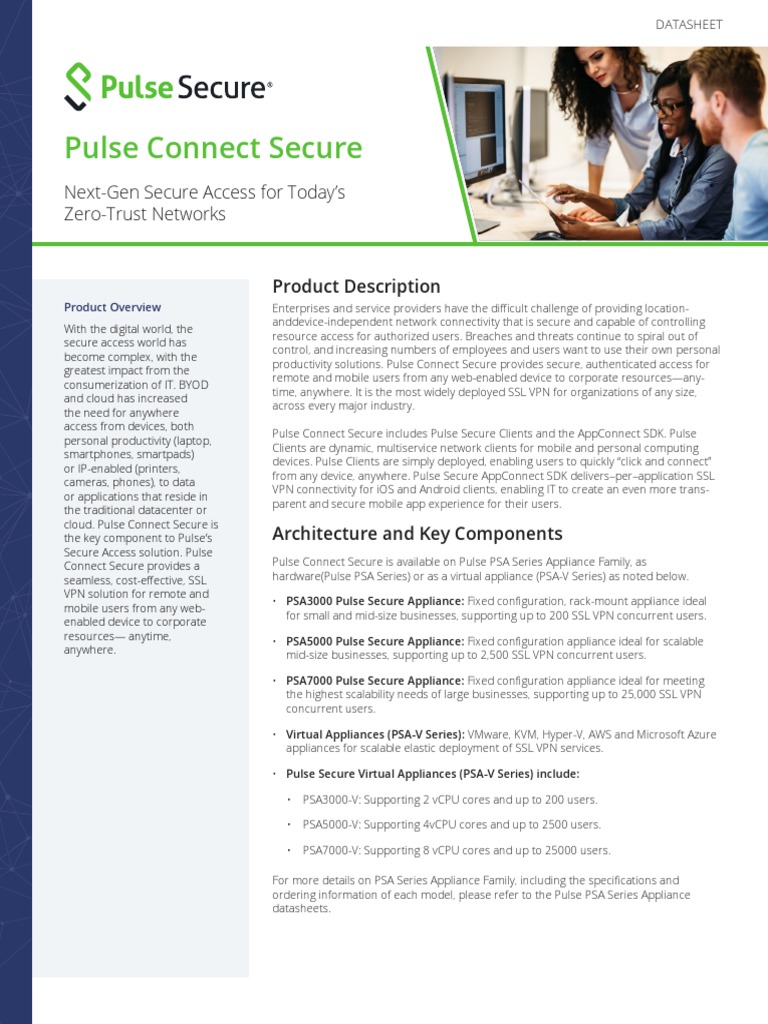 Pulse-Connect-Secure Datasheet 112119 PDF | PDF | Virtual Private ...