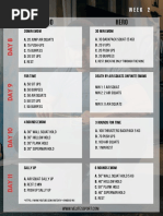 12 Week Military Training | PDF | Strength Training | Management Of Obesity