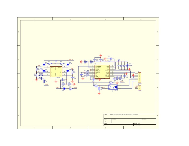 DC-DC Converter Circuit Using LM393 Comparator and SG3525 PWM Controller to Regulate Battery ...