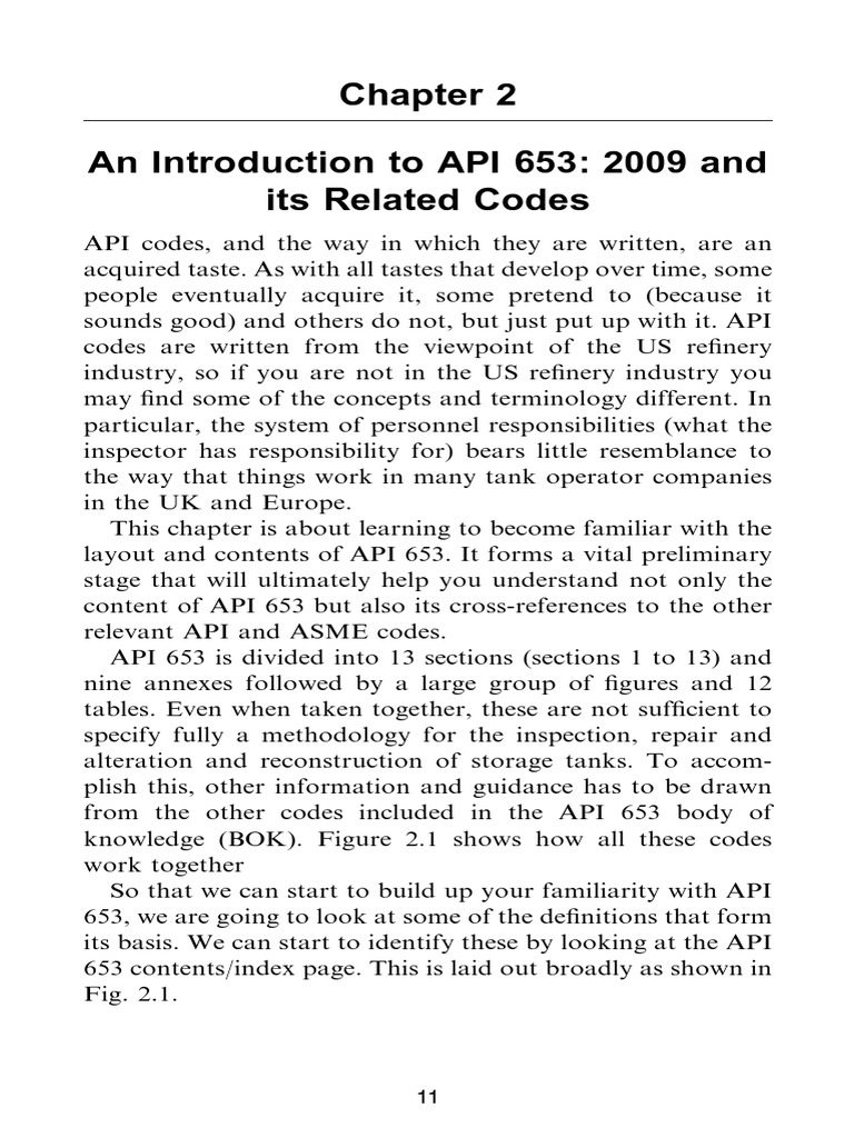 Introduction to API 653 Codes | PDF | Application Programming Interface ...