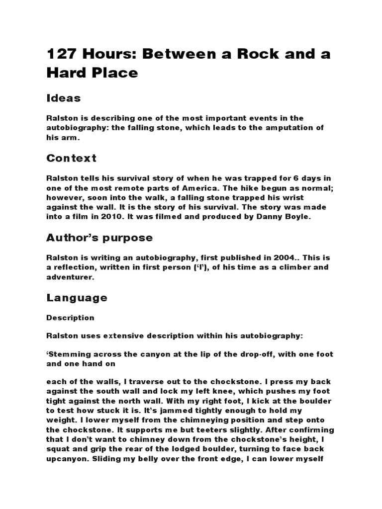 Between A Rock and A Hard Place # | PDF | Linguistics