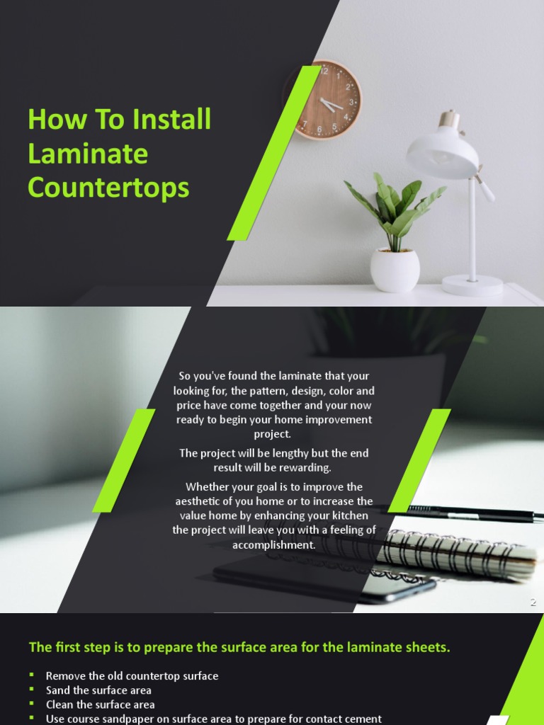 How To Install Laminate Countertops | PDF | Law | Home & Garden