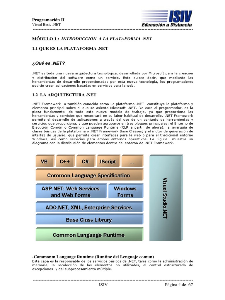 Manual de Programacion | PDF | .NET Framework | Active X Data Objects