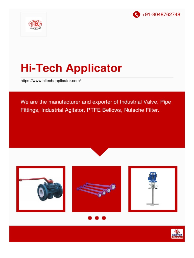 Hi Tech Applicator | PDF | Valve | Pipe (Fluid Conveyance)