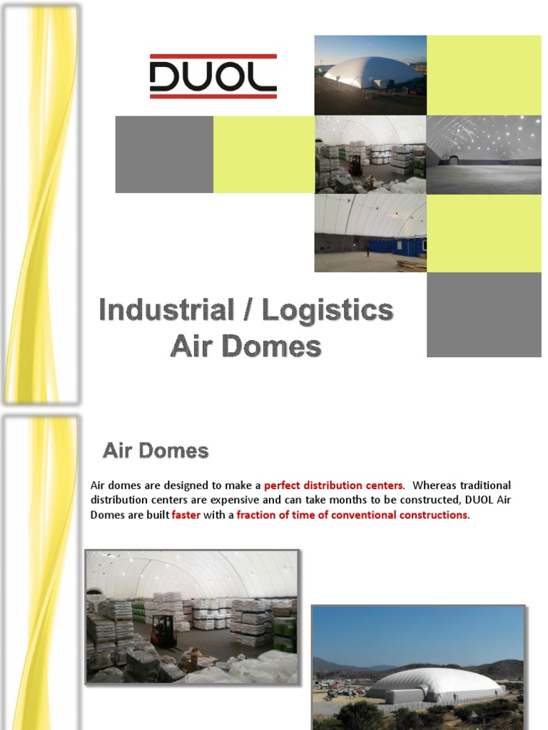 DUOL Industrial Air Domes Overview | PDF | Dome | Sustainable Technologies