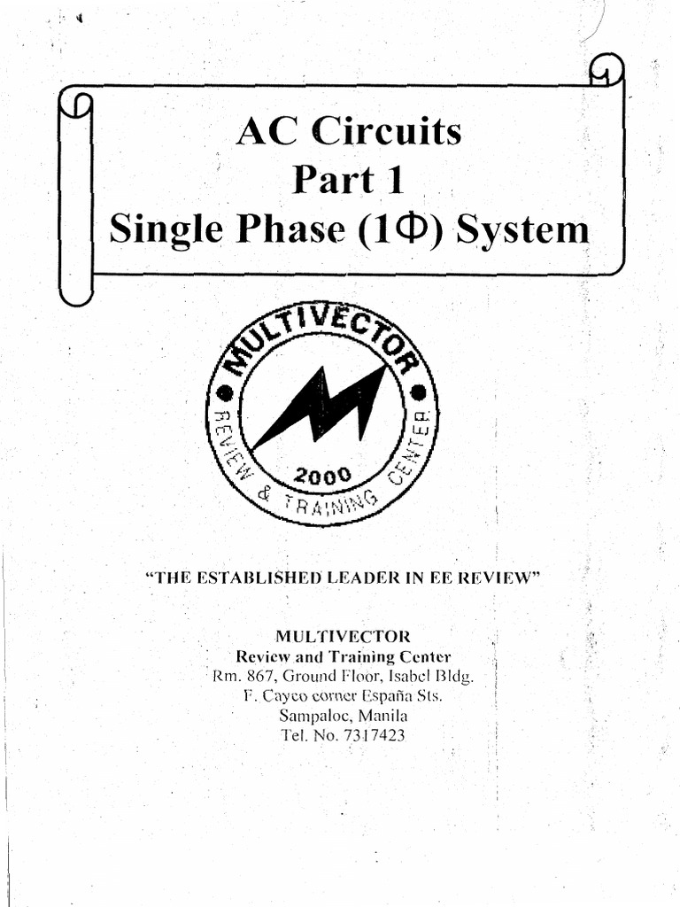 Ac Circuits 1 PDF | PDF | Ac Power | Force