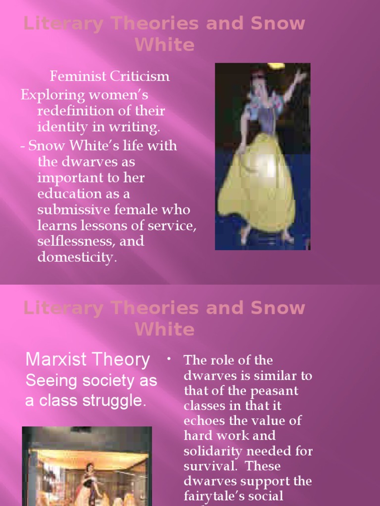 Literary Theories and Snow White | PDF | Id | Deconstruction