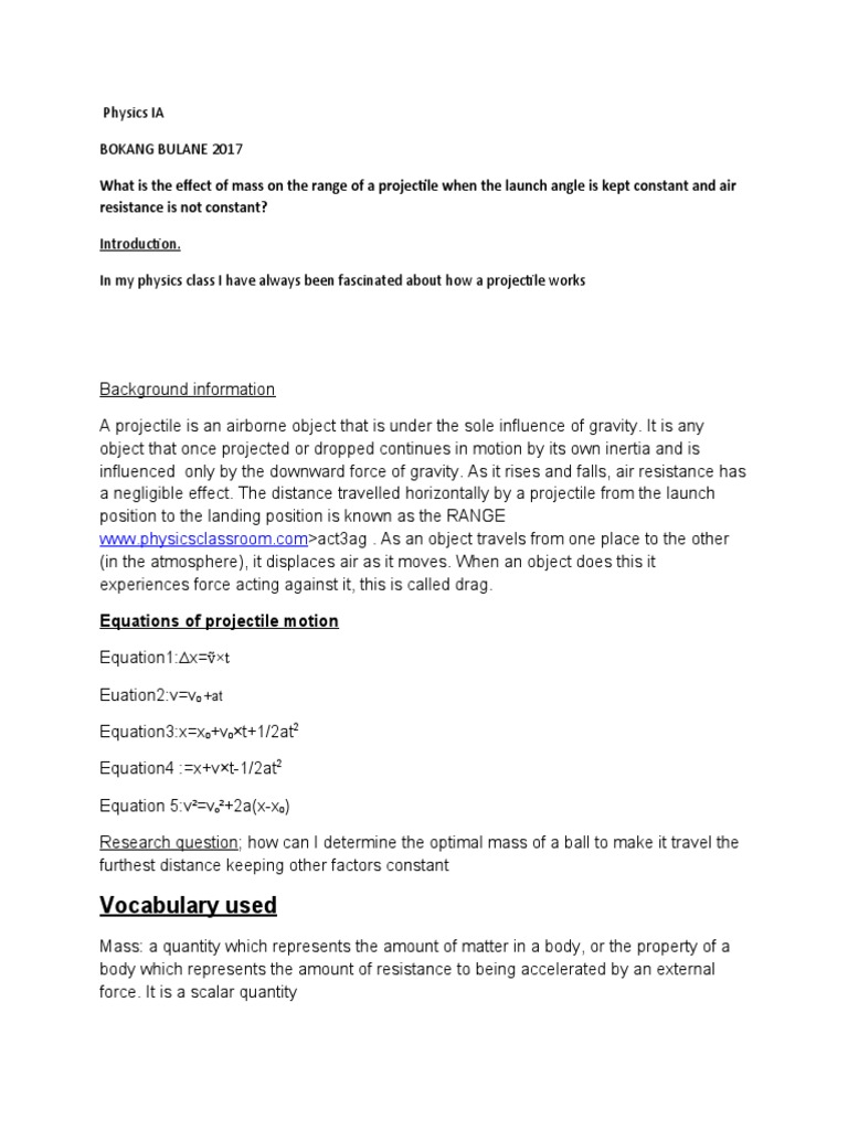 Final Physics Ia | PDF