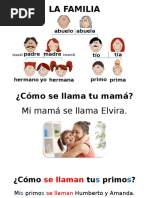 Vocabulario de La Familia en Español - ProfeDeELE | PDF