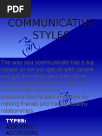 The 4 Basic Styles of Communication | PDF | Aggression | Social Psychology