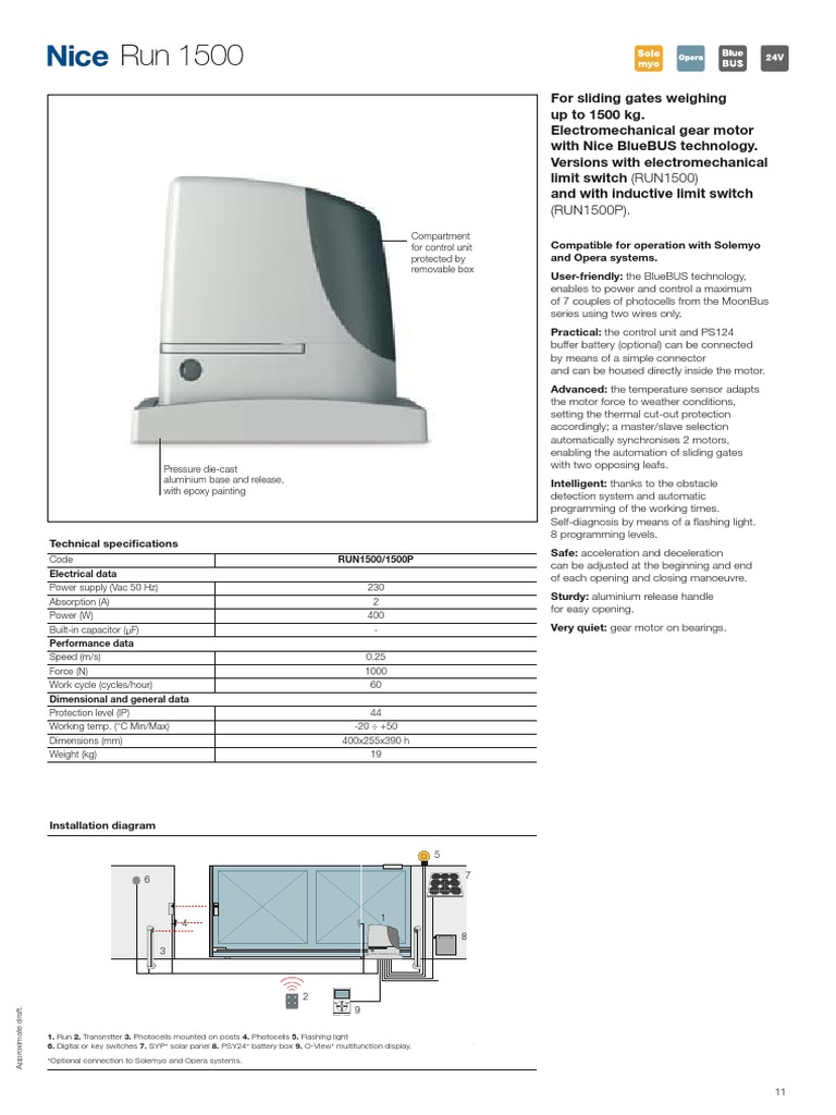 NICE Run 1500 PDF | PDF | Manufactured Goods | Electrical Engineering