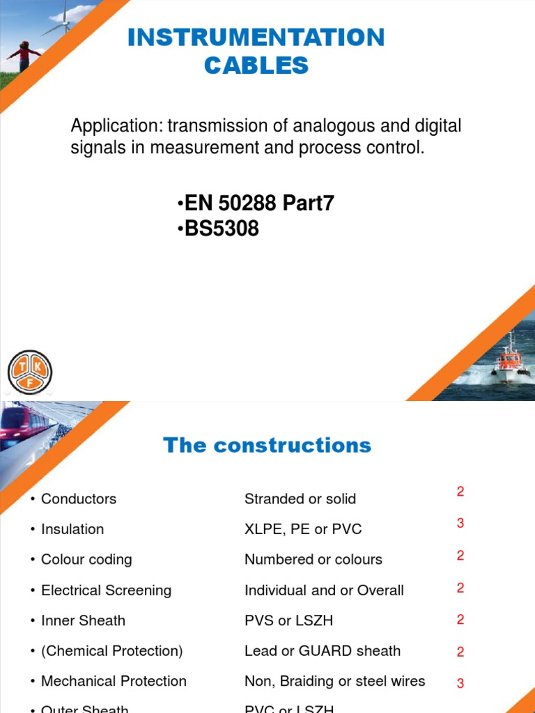Instrumentation Cables: - EN 50288 Part7 - BS5308 | PDF | Wire ...