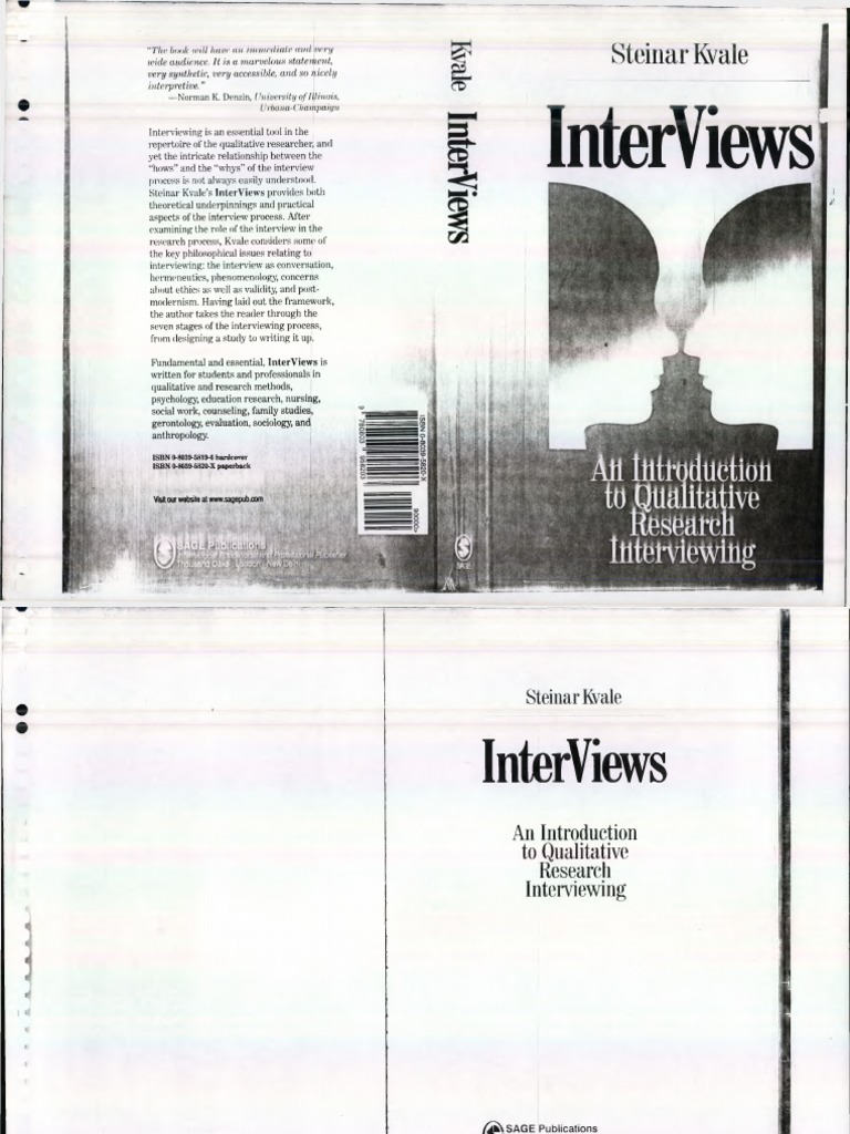 InterViews. Learning The Craft of Qualitative Research Interviewing (1 ...