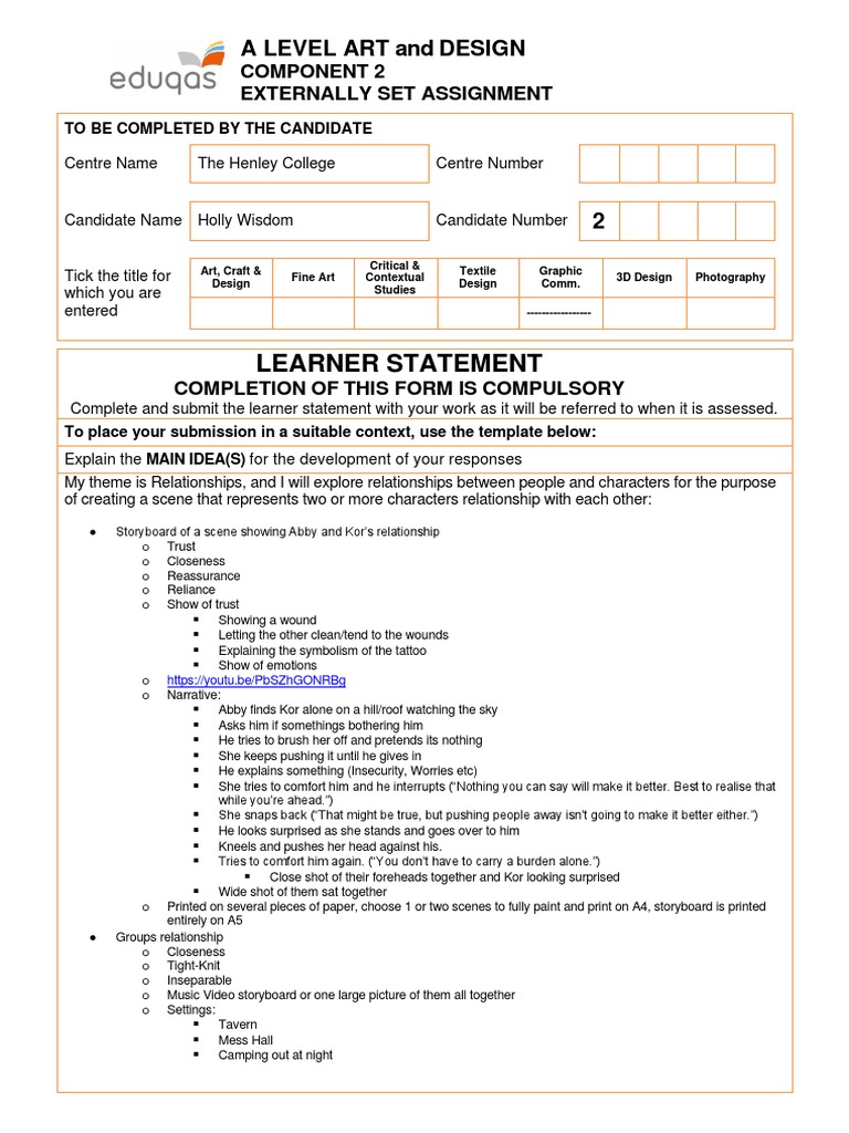615-Learner-Statements Exam | PDF | Emotions