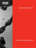 Bain Chicago Practice Casebook | PDF | Mergers And Acquisitions | Marketing